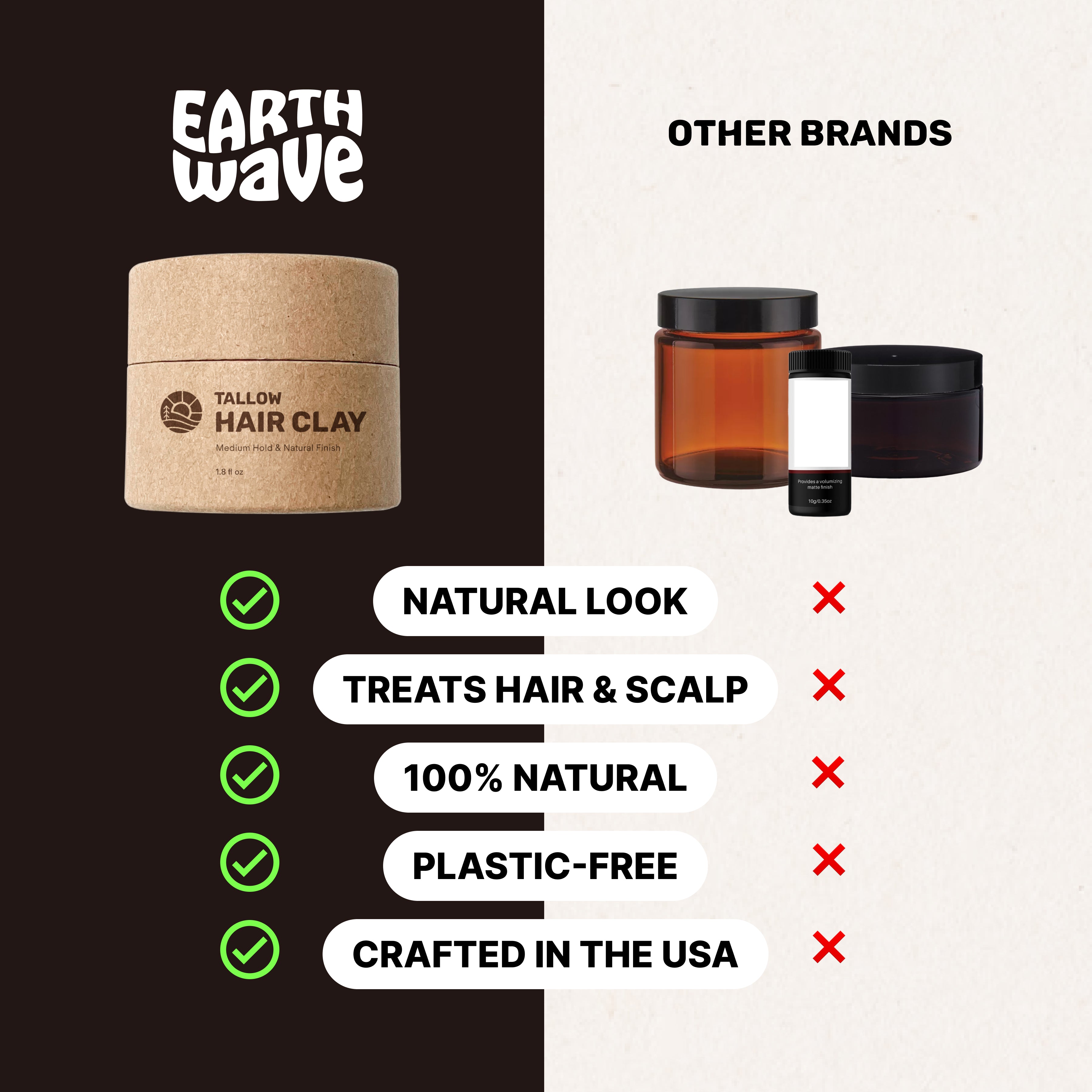 Tallow Hair Clay – Earth Wave
