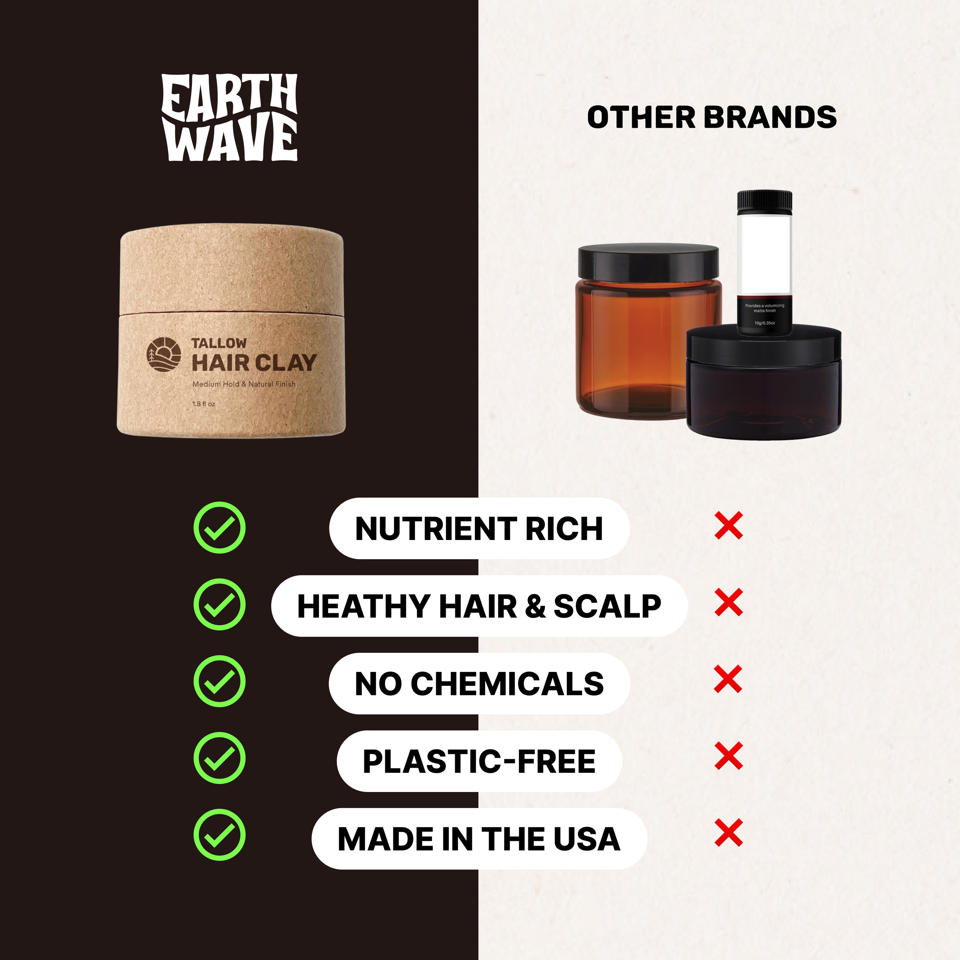 Tallow Hair Clay – Earth Wave