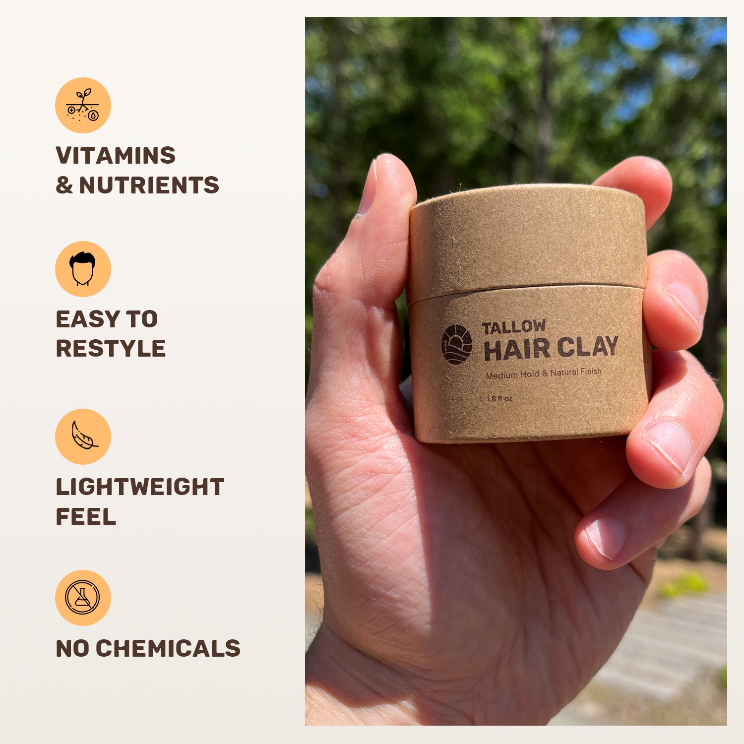 Tallow Hair Clay – Earth Wave